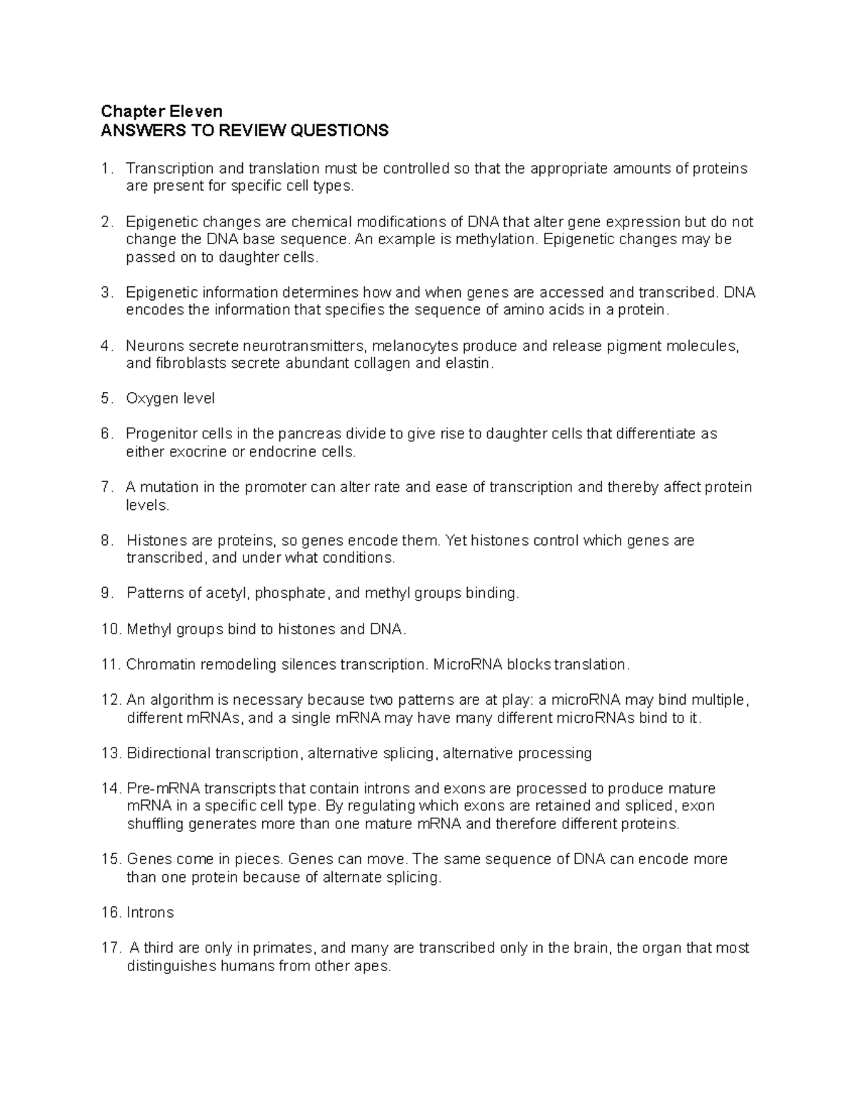 Chap11 genetics answers from 11 edition text book practice test ...