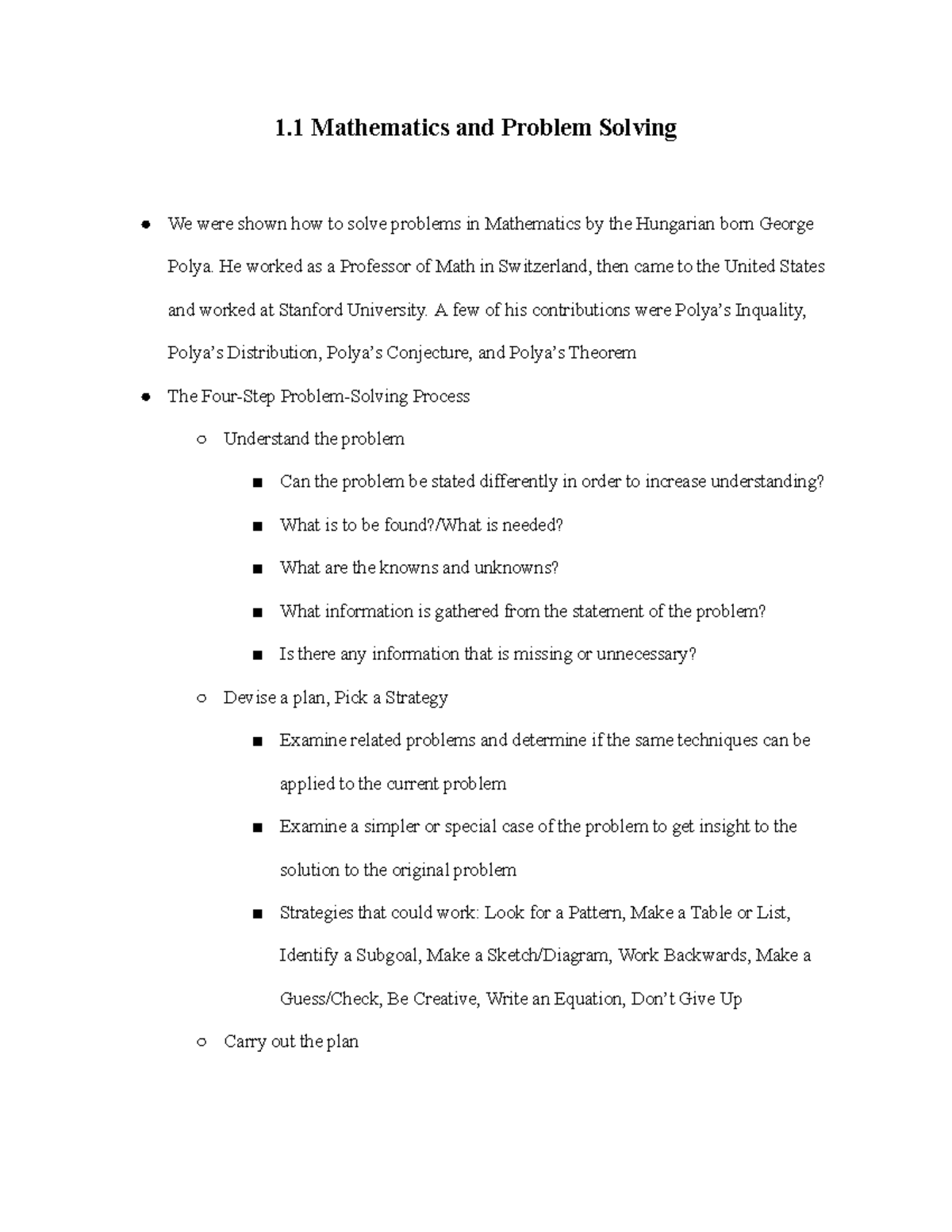 Mathematics and Problem Solving - He worked as a Professor of Math in ...