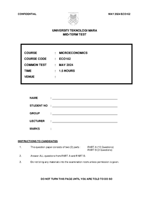 MGT 162 Group Assignment AND Presentation - MGT 162 FUNDAMENTALS OF ...