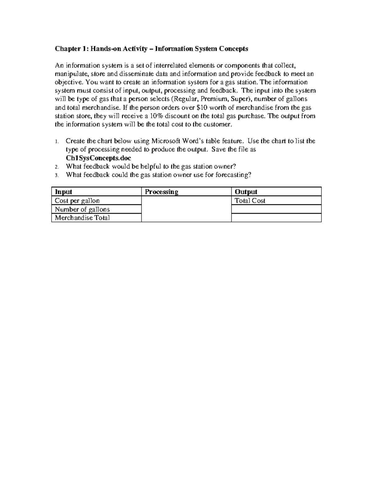 Chapter 1 - Lecture01 - Chapter 1: Hands-on Activity – Information ...