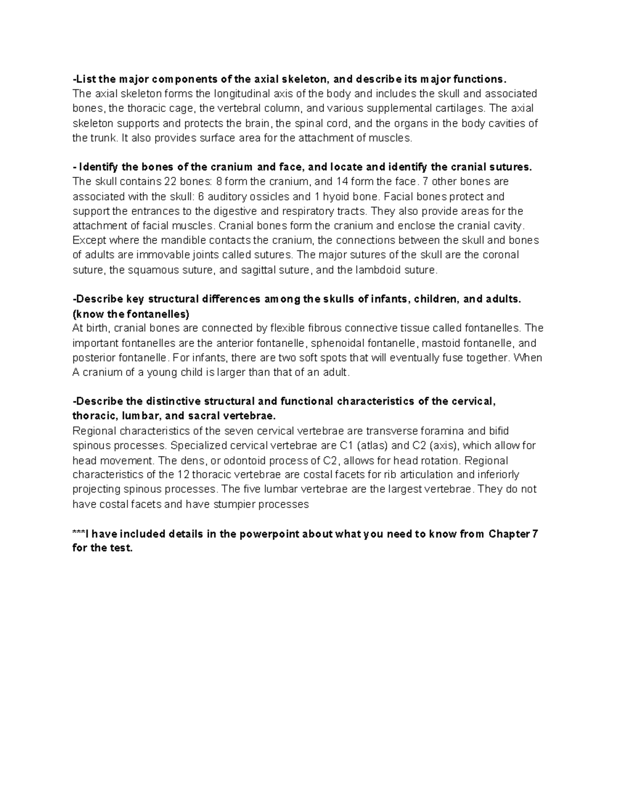 Chapte 7 Learning Objectives - - Studocu