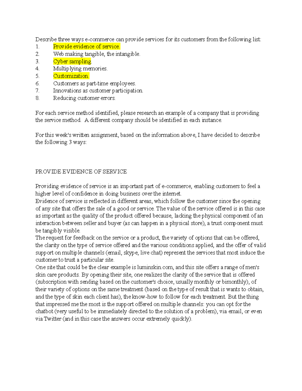 Written Assignment Unit 5 - BUS2202 - AY2021-T3 - Describe three ways e ...