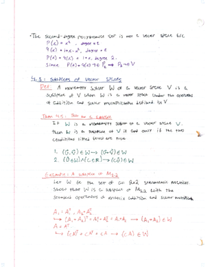 Transpose, Inverse, and Elementary Matrices - MATH 2360 - Studocu