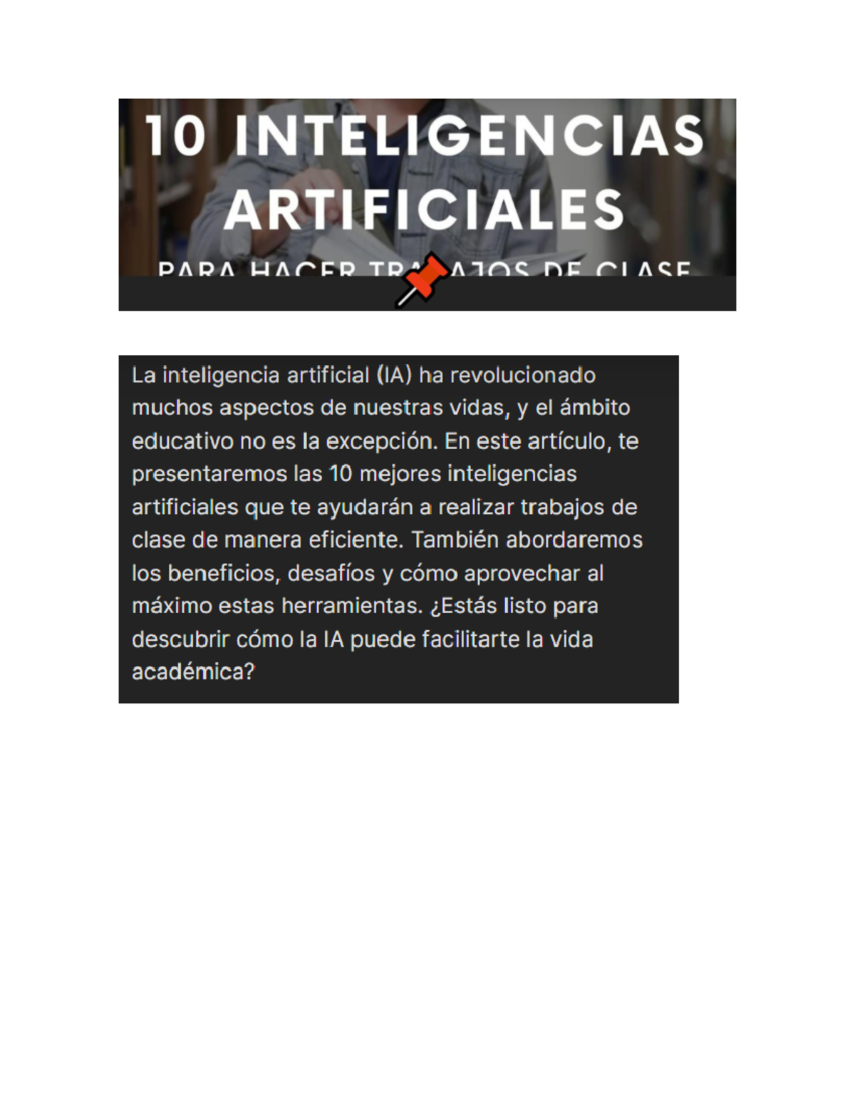 Beneficios de LA IA - ayudas para entender la IA y su uso - Sistemas ...