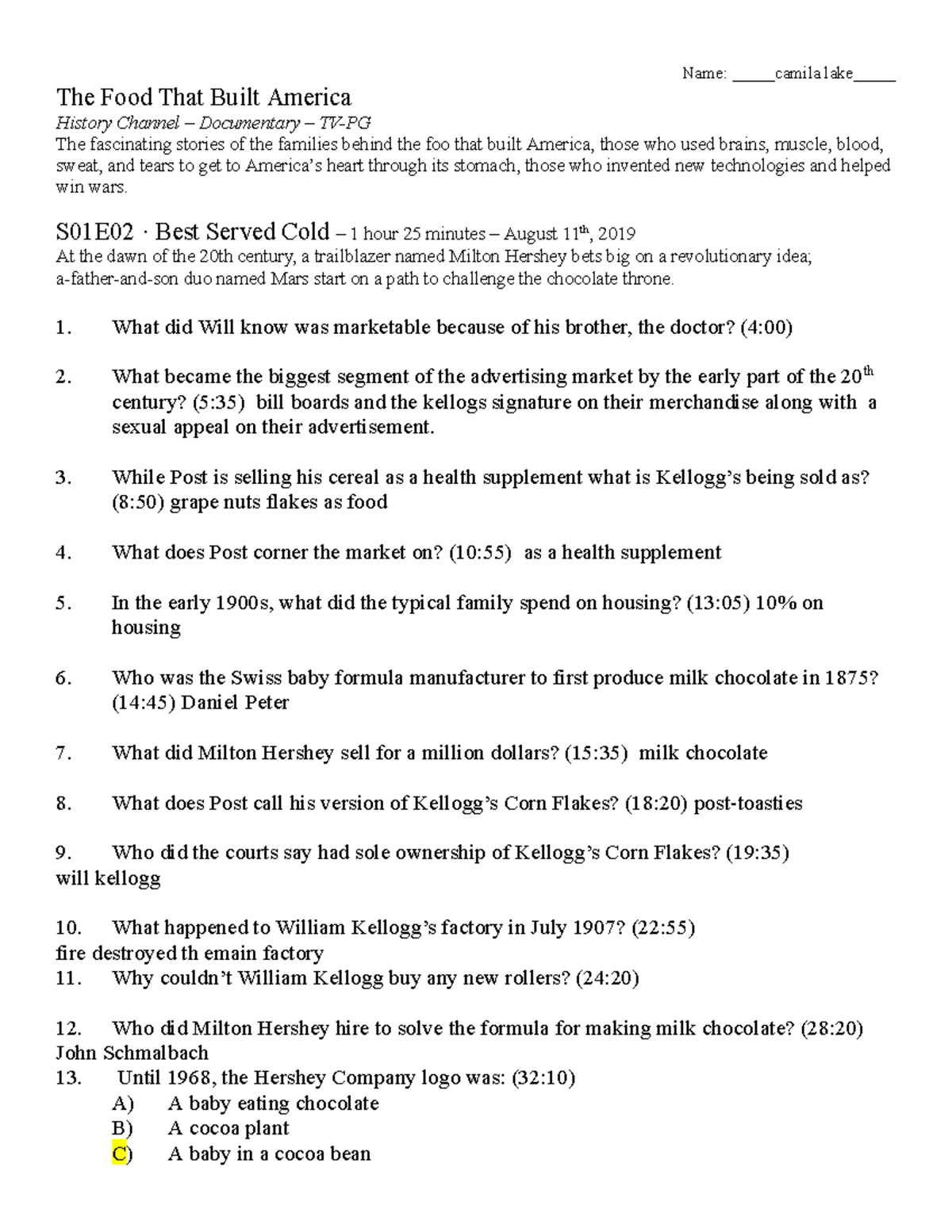 02 - The Food that Built America Season 1 Episode 2 Best Served Cold ...
