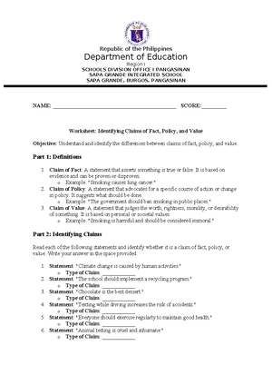 AP 9 - lesson plan in AP FOR TEACHERS - Paaralan BURGOS NATIONAL HIGH ...