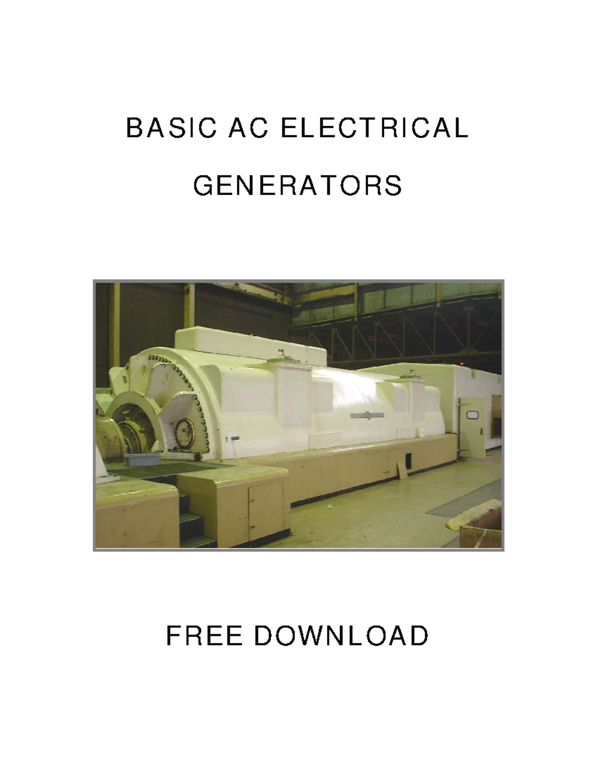 AC Electrical Generators Asope - BASIC AC ELECTRICAL GENERATORS FREE DOWNLOAD (This page left ...