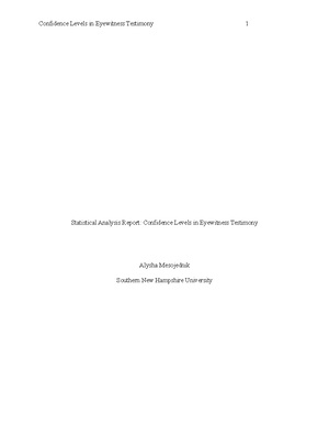 6-2 Exercise Sampling Distributions - Exercises 1-8 (pp. 277-278) 1 ...
