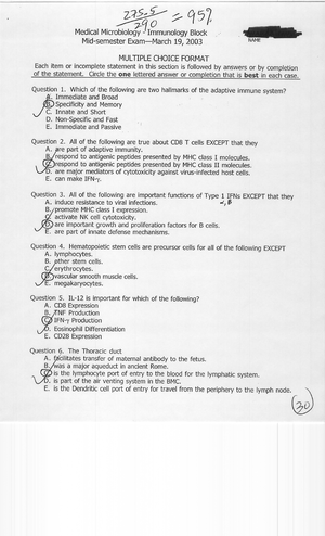 Micro.cvs - a practice materials - Medical Microbiology - Studocu