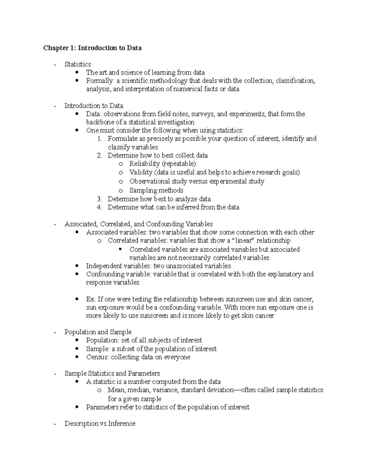 QTMNotes - Lecture notes Course Lectures - Chapter 1: Introduction to ...