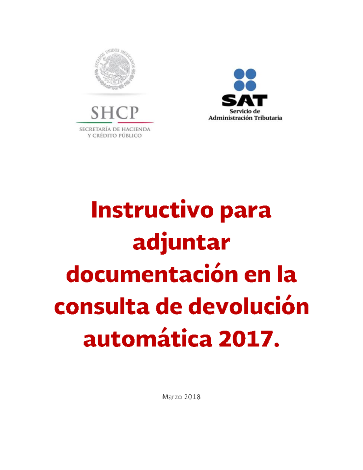 Instructivo documentacion consulta devolucion SAT - Derecho Fiscal - - Studocu