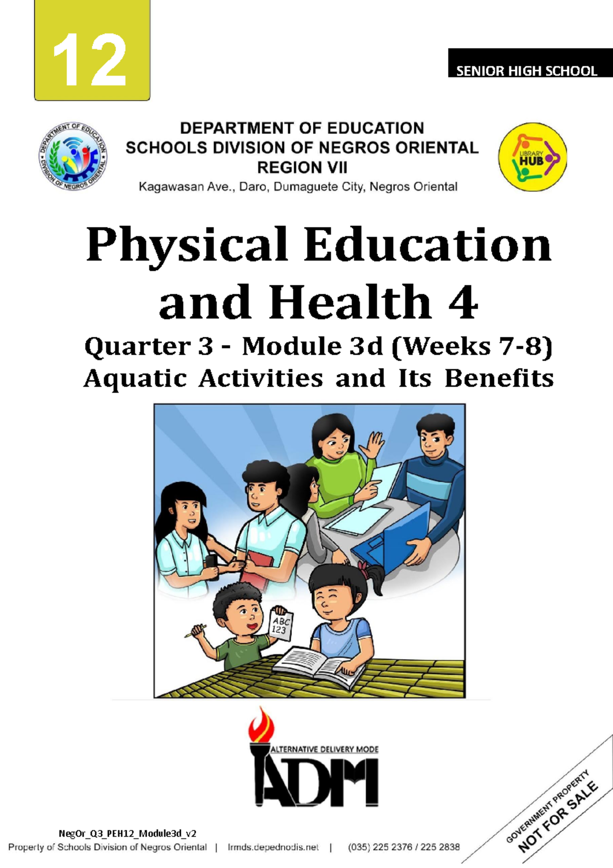 PE AND Health 12 Q3 Module 3d - 12 SENIOR HIGH SCHOOL Physical ...