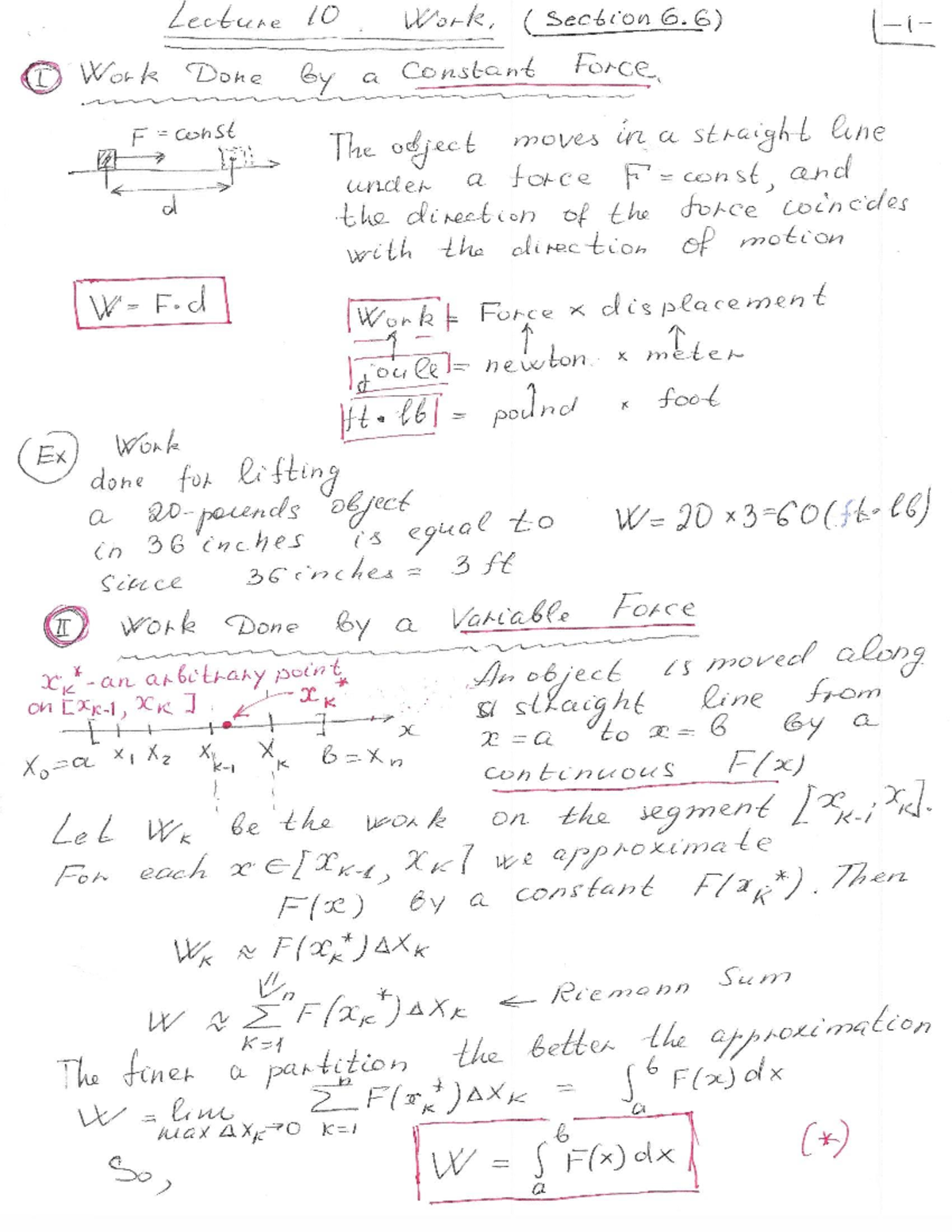 Calculus 2 Math 122 Work Work done by Forces - MATH 122 - Studocu