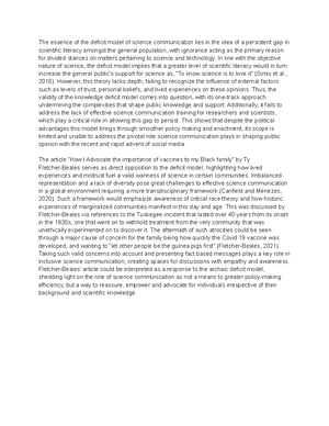 Emily bonus reflection - Emily Buder’s talk was very insightful and ...