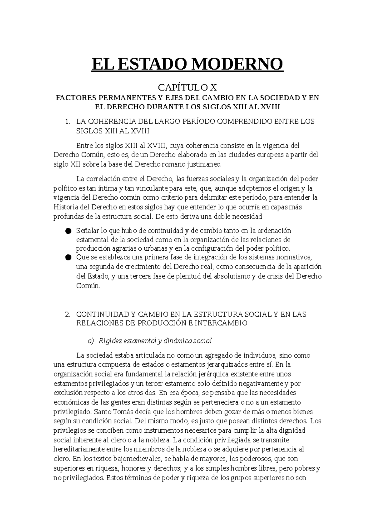 Apuntes El Estado Moderno Tomás y Valiente - EL ESTADO MODERNO CAPÍTULO ...