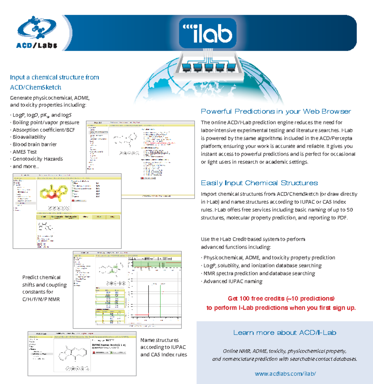 ILAB - nope - Input a chemical structure from ACD/ChemSketch Generate ...