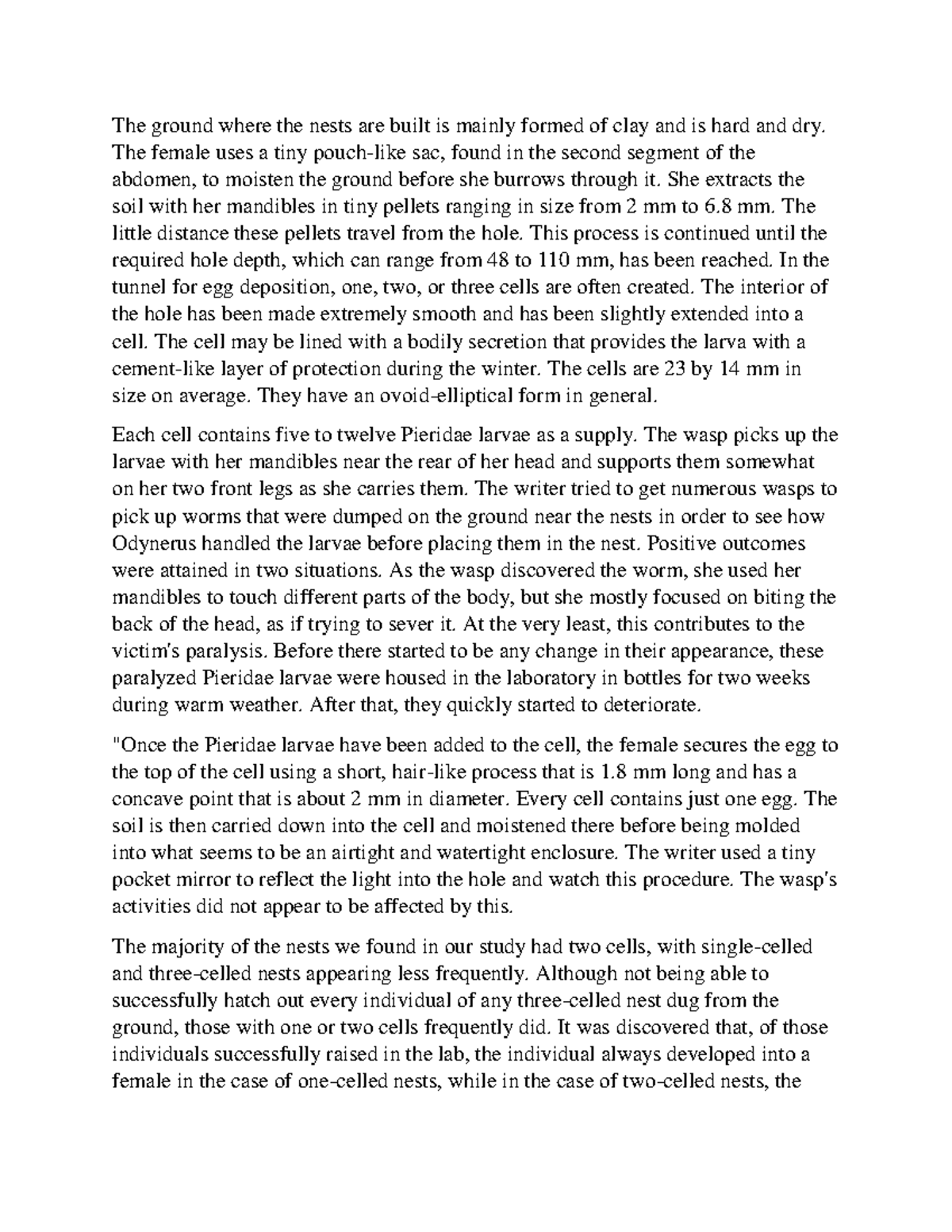 Zoology Chapter 20[ Class Insecta ]part 6 - The ground where the nests ...