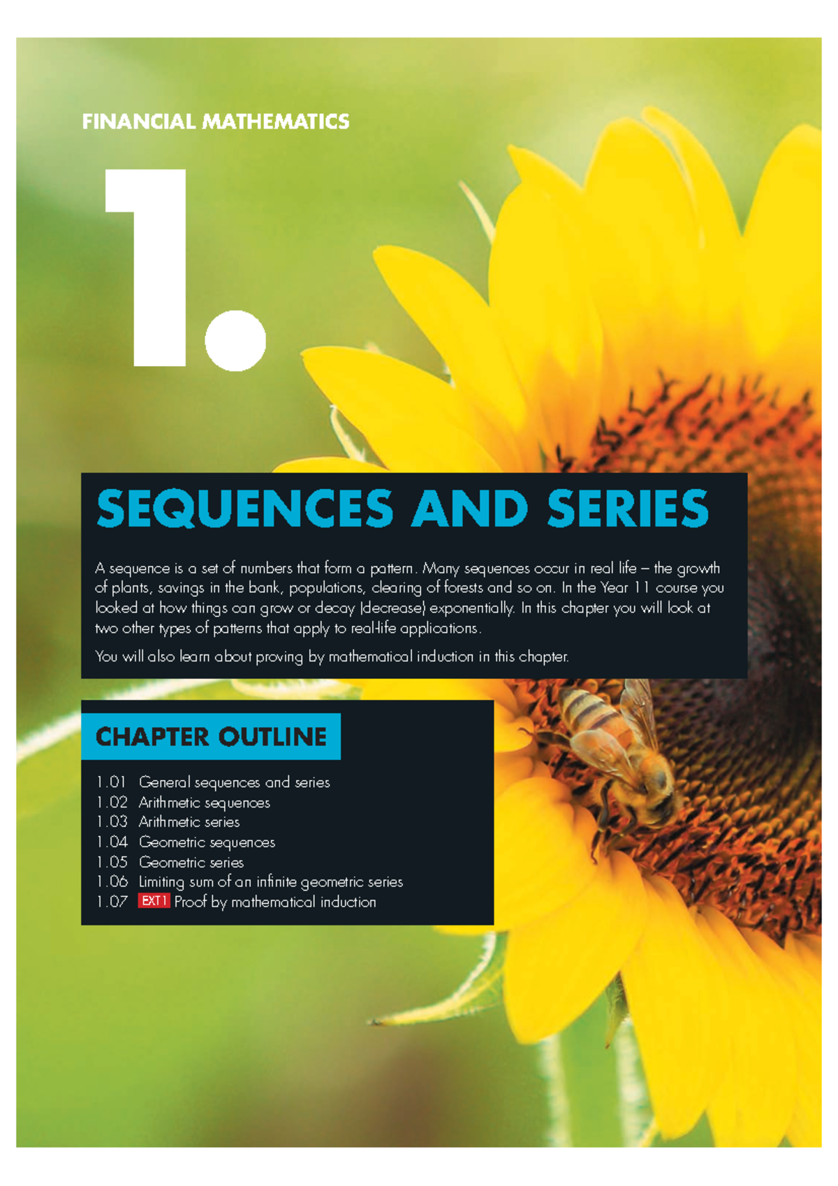 01 Sequences and Series - FINANCIAL MATHEMATICS 1. SEQUENCES AND SERIES ...