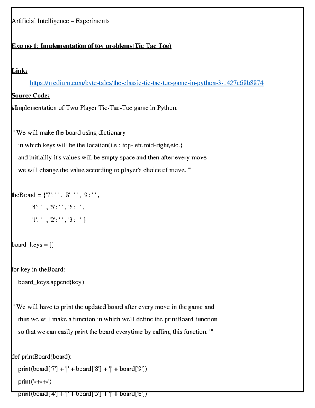 Artificial Intelligence record - Artificial Intelligence – Experiments ...