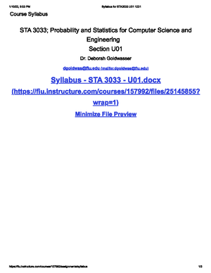 STA 3111 - STA 3111 - Chapter 2- Descriptive Statistics Procedures used ...