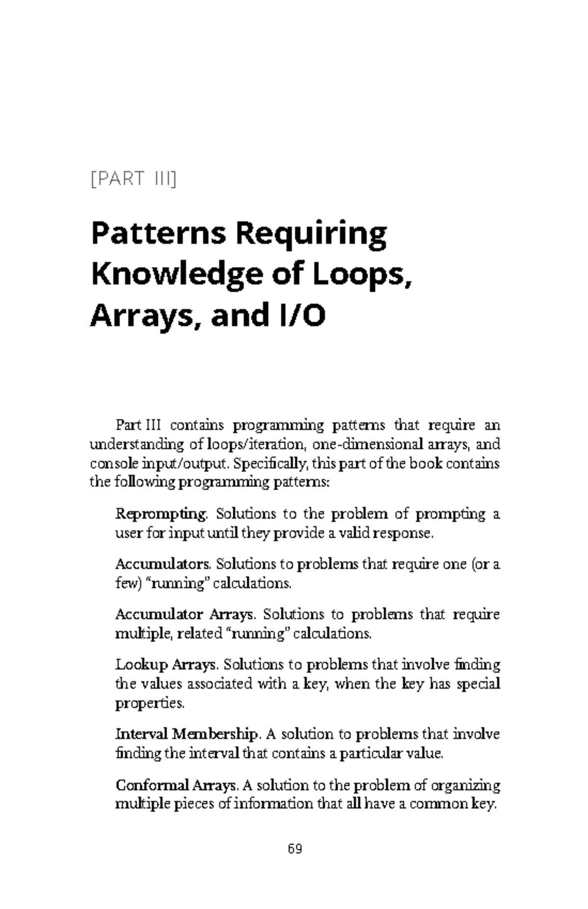 Patterns for Beginning Programmers 1651862999 - [PART III] Patterns ...