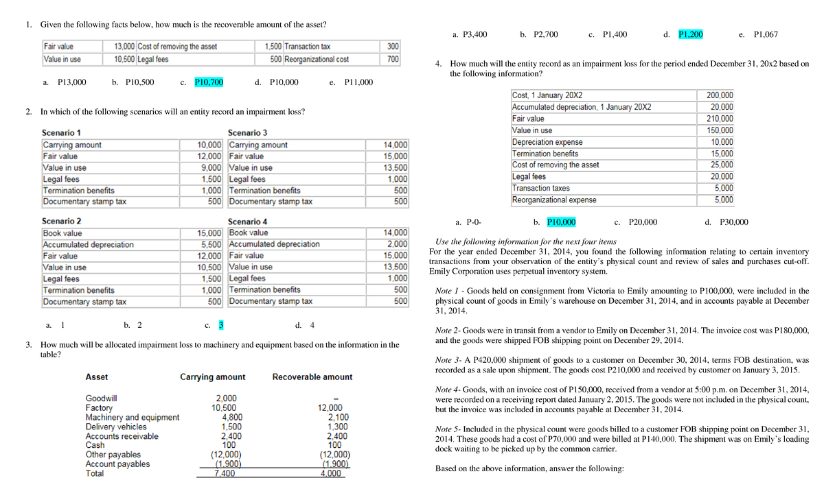 Accounting testbanks - Practice answering problems to get familiar with ...