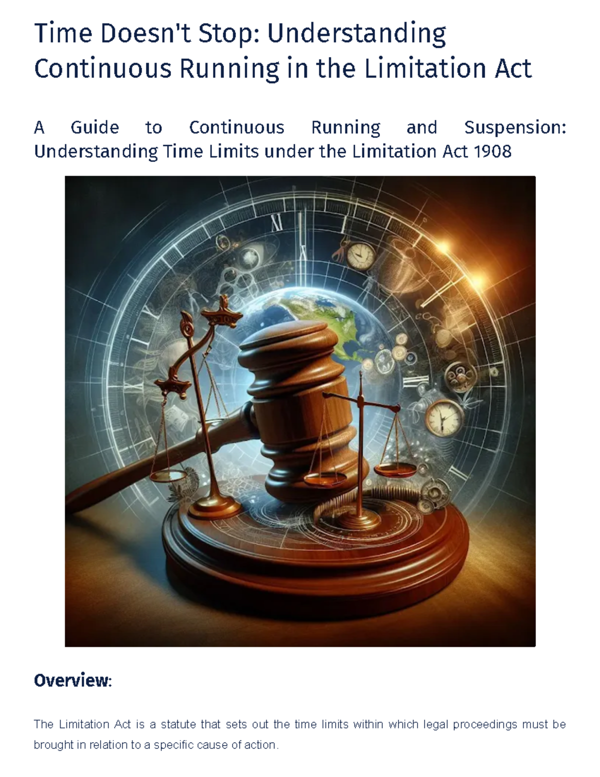 CPC - Time Doesn't Stop: Understanding Continuous Running in the ...