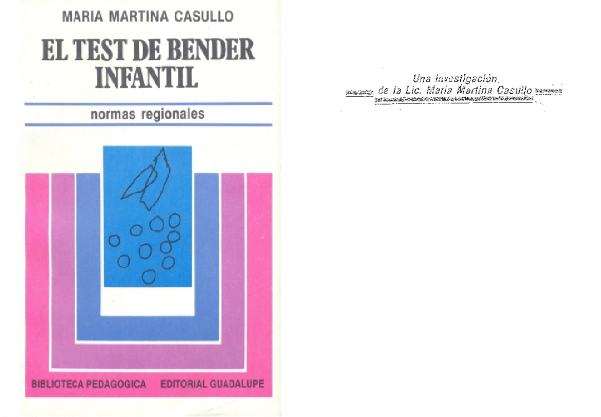 Manual Bender 240610 085606 - MARIA MARTINA CASULLO EL TEST DE BENDER ...