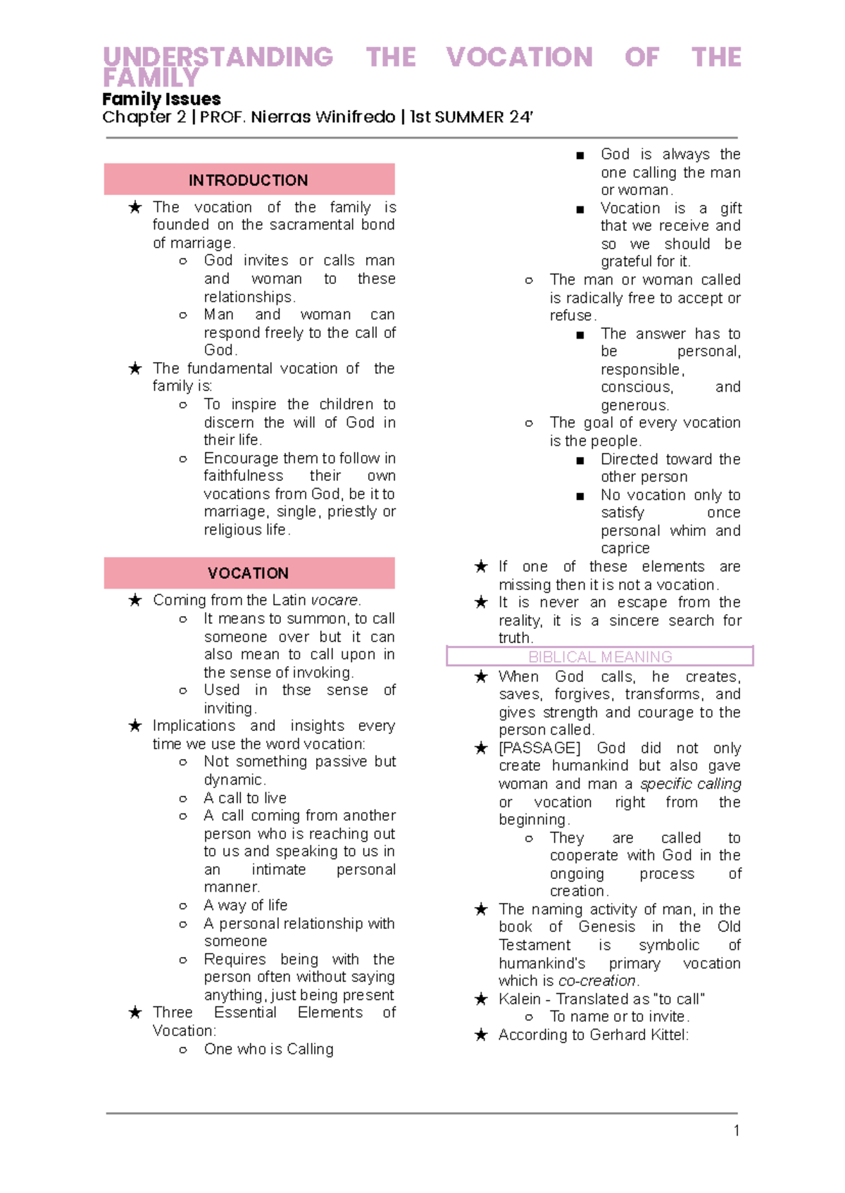 CHAP 2 Famil - FAMILY Family Issues Chapter 2 | PROF. Nierras Winifredo ...