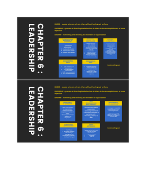 MGT162 CHAPTER 4 : ORGANIZING - NOTES/MIND MAP - fundamental of ...