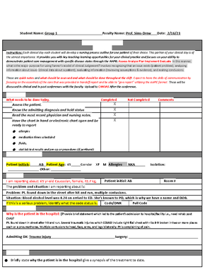 Nursing care plan COPD - care plan - COPD Assessment Diagnosis Goal ...