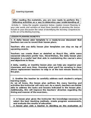 FACI. Learning UNIT 5 - Facilitating - UNIT 5 PLANNING LEARNER-CENTERED LESSONS Facilitating ...