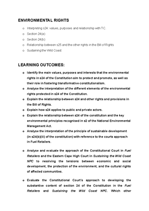 Short summaries - Equality I Section 1(a) of Constitution commits the ...