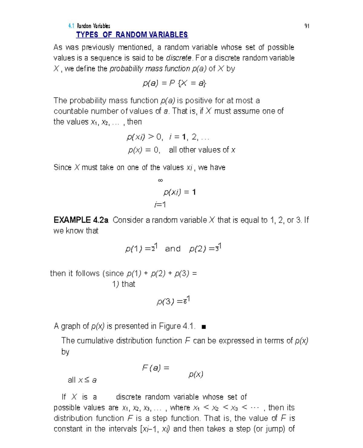 Types OF Random Variables - TYPES OF RANDOM VARIABLES As was previously mentioned, a random ...