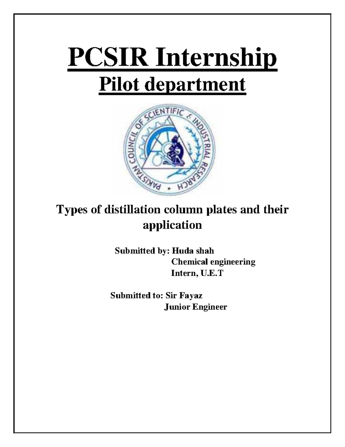 Types of plate and their application by huda shah - PCSIR Internship ...