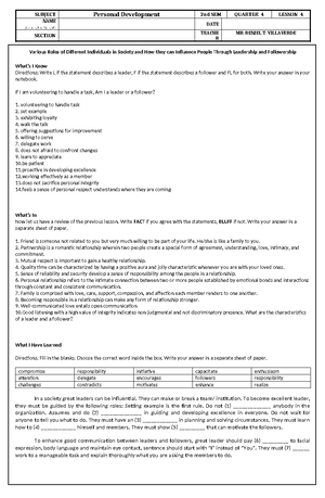 Module 1 - Learning Material - COLEGIO DE SAN FRANCISCO JAVIER OF RIZAL ...