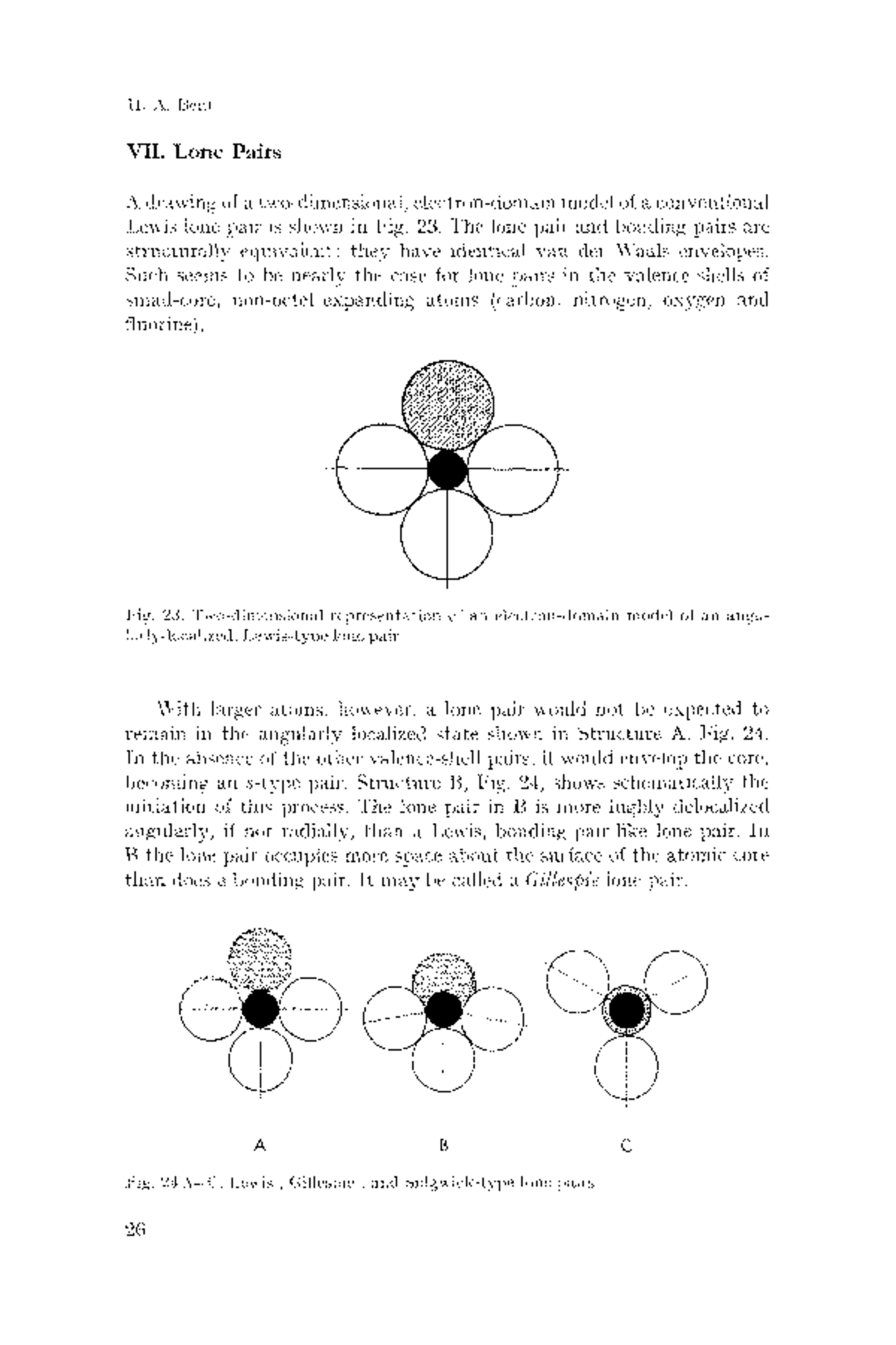 Inorganic and analytical chemistry 10 - It. A. Bent VII. L o n e Pairs ...