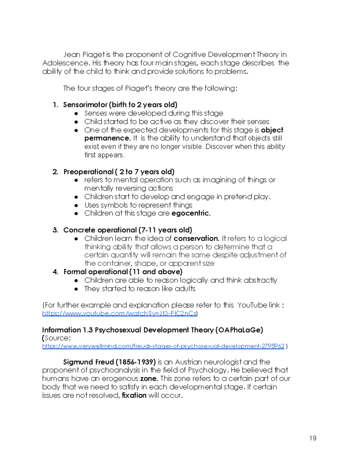 Sensorimotor - Jean Piaget is the proponent of Cognitive Development ...