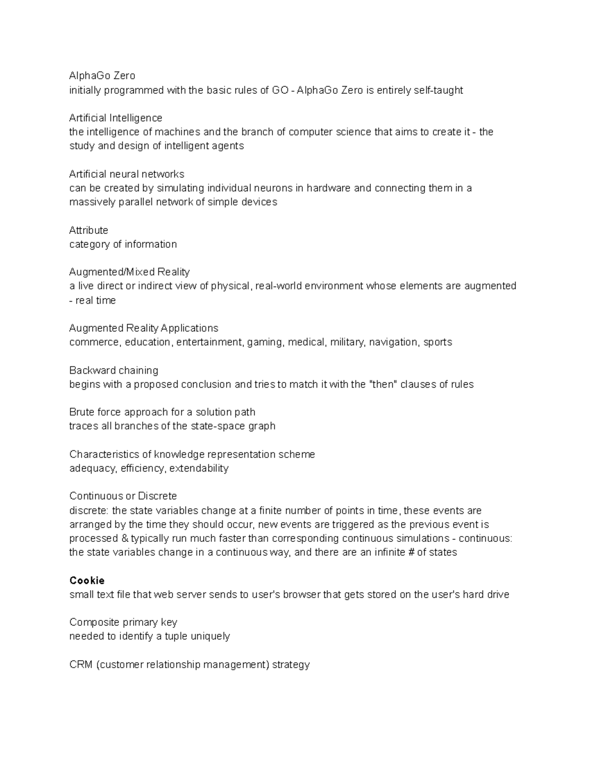 ABC of CS Cookies, Data analytics, E-business - AlphaGo Zero initially ...