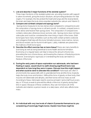 Chapter 4 Assignment - Identify the main tissue types found in the ...