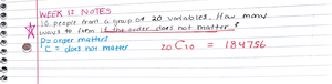 Writing Assignment Week 8 - The Video Assignment - Unit 20-Random Variables and Unit 21-Binomial ...