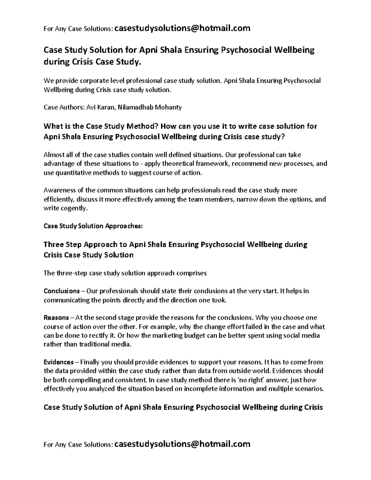 Apni Shala Ensuring Psychosocial Wellbeing during Crisis Case Study ...