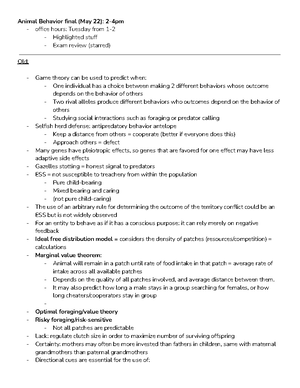 Animal Behavior notes - Coevolution Bats & Moths (Competition) Newts ...