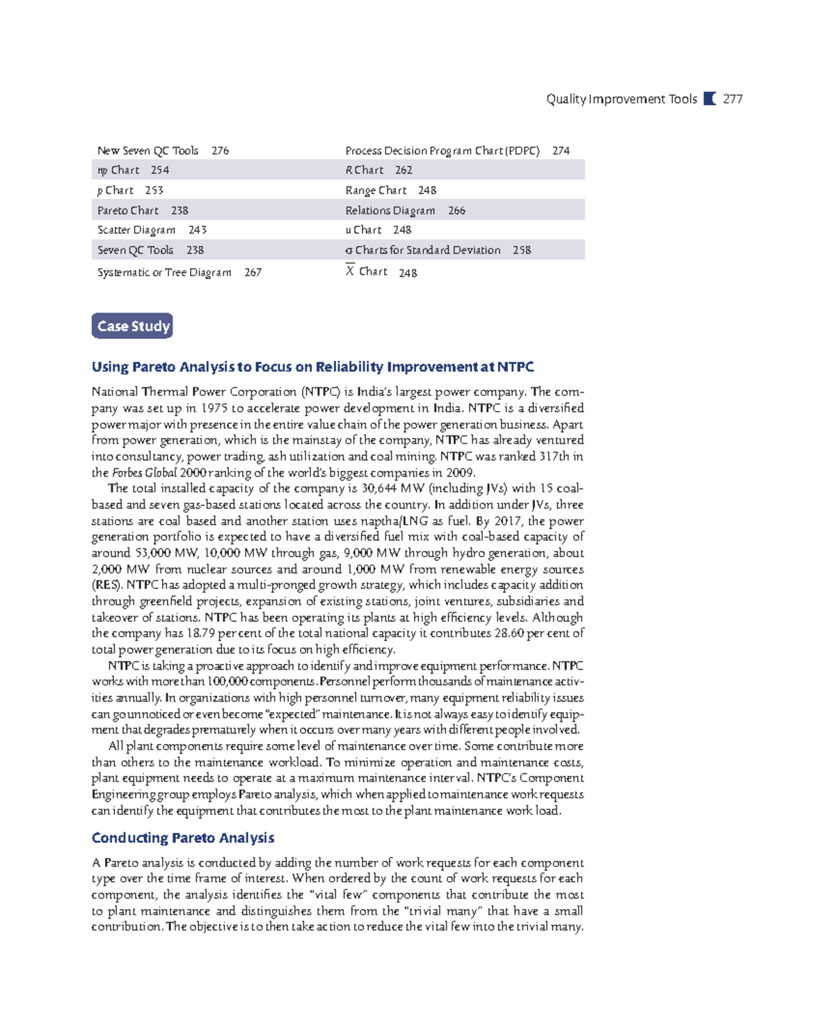 Case Study 7 tools for QM - Quality Improvement Tools 277 New Seven QC ...