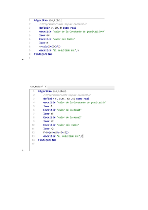 Examen parcial algoritmo y estructura de datos - 1RA PARCIAL DE ...