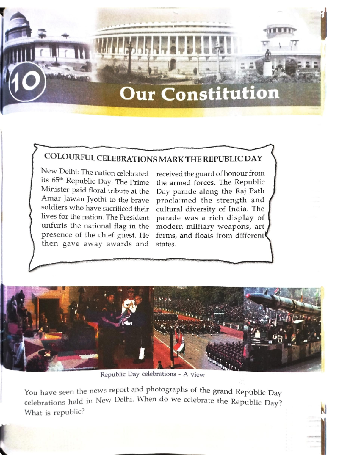 Constitution - 8th standard political - Comparative Politics - Studocu