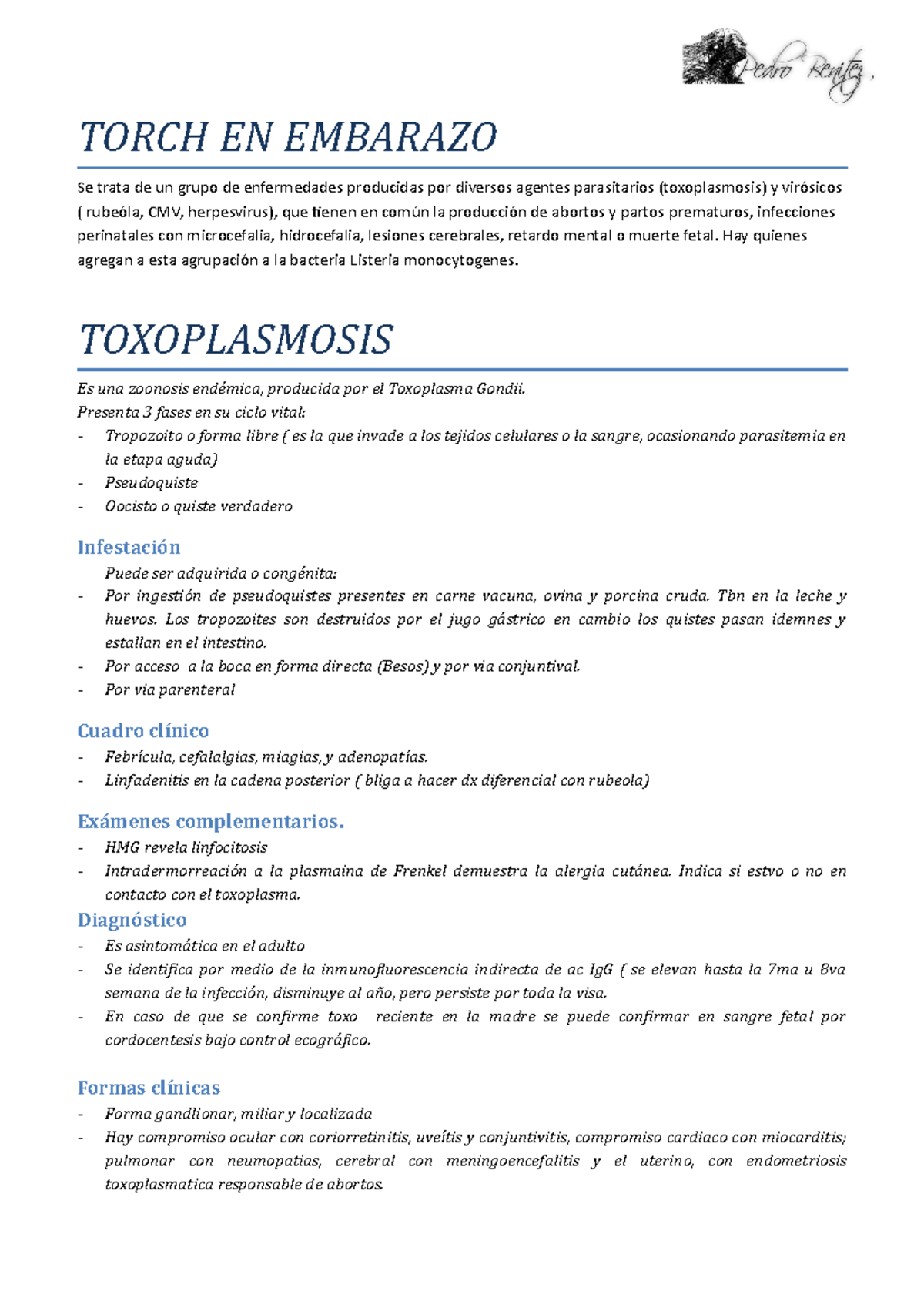 Toxoplasmosis - TORCH EN EMBARAZO Se trata de un grupo de enfermedades ...