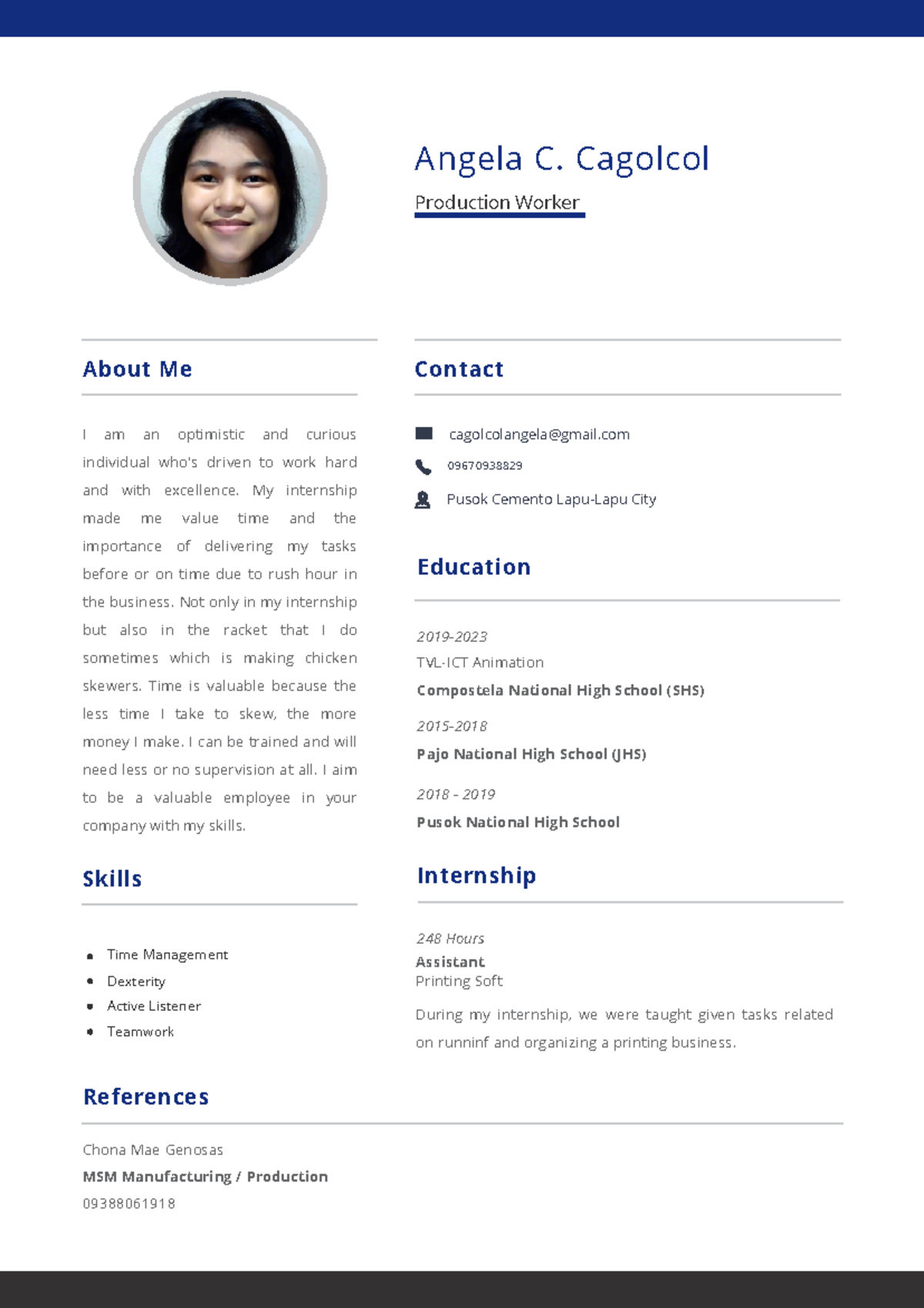 Inbound 6668834184104363768 - I am an optimistic and curious individual ...