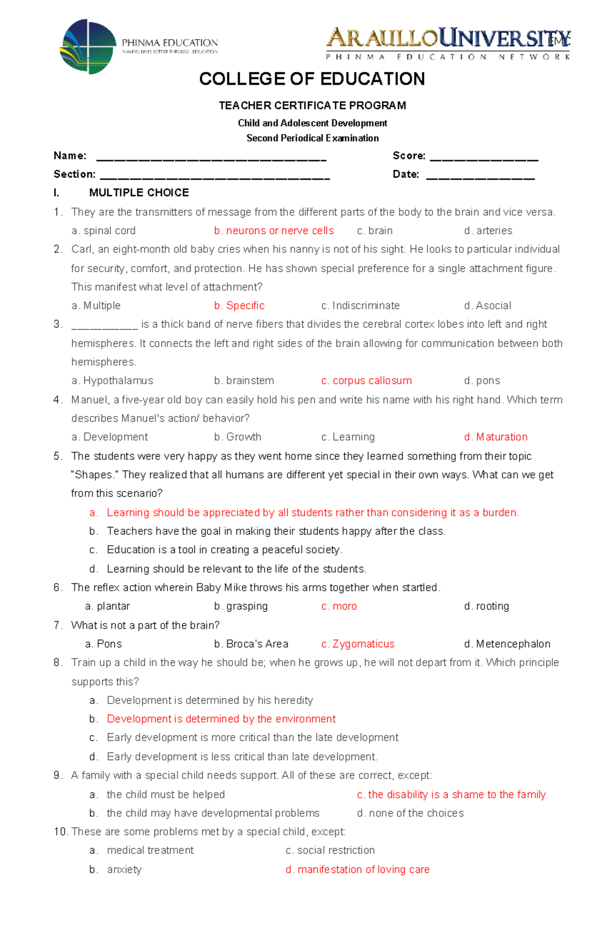 CAD-2ND- Periodical - CAD - COLLEGE OF EDUCATION TEACHER CERTIFICATE ...
