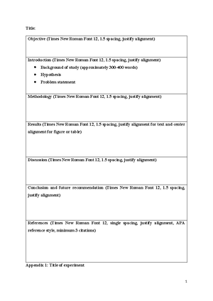 UPV TEST BST110 - ASSIGNMENT 4: BST110 – MATERIAL PROPERTIES TITLE: UPV ...